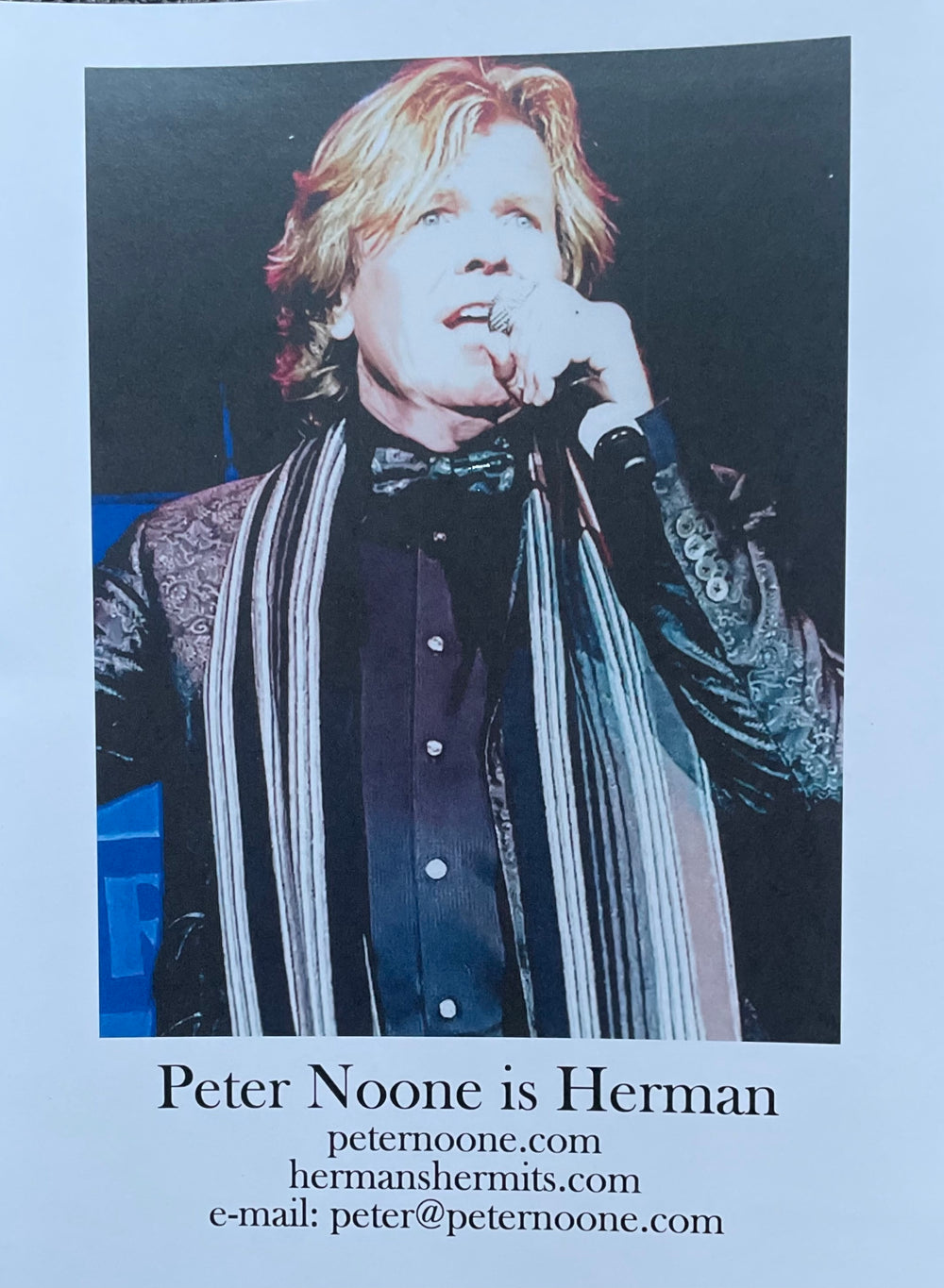 Peter Noone | The Artist formally known as Herman