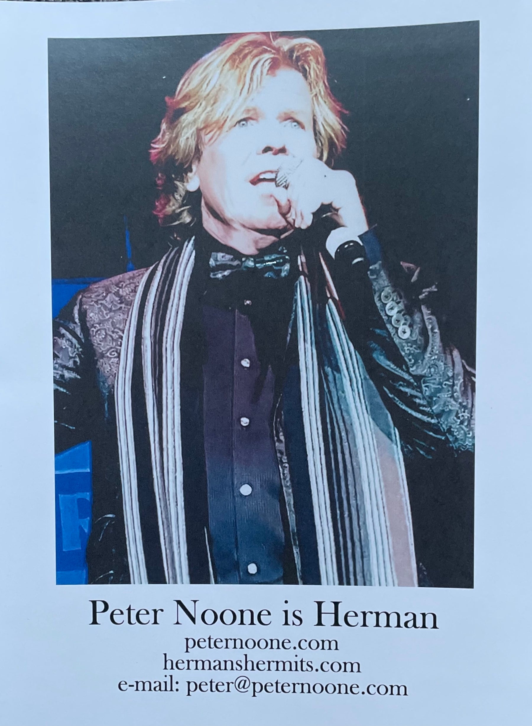 Peter Noone | The Artist formally known as Herman